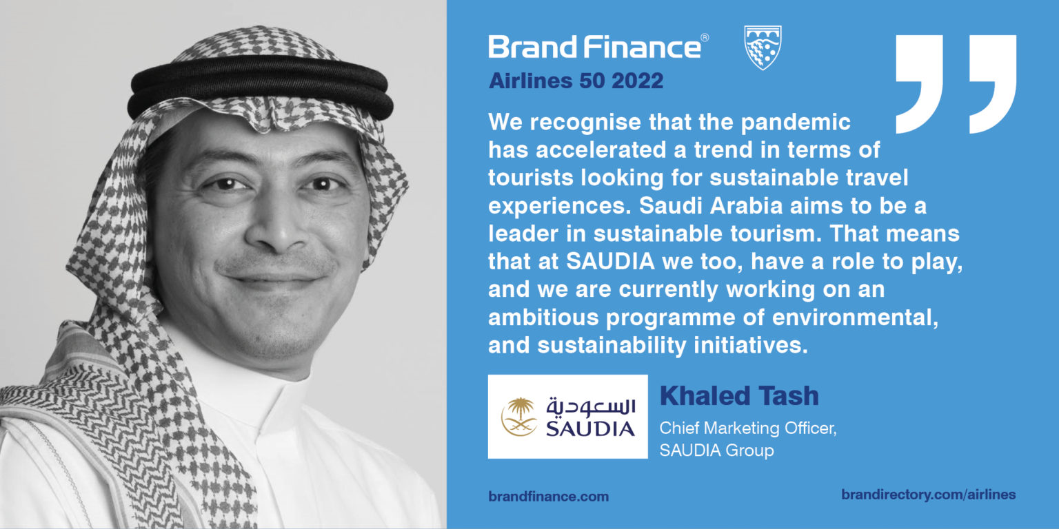 SAUDIA: Fastest Growing Airline Brand in the Middle East | Brand Finance