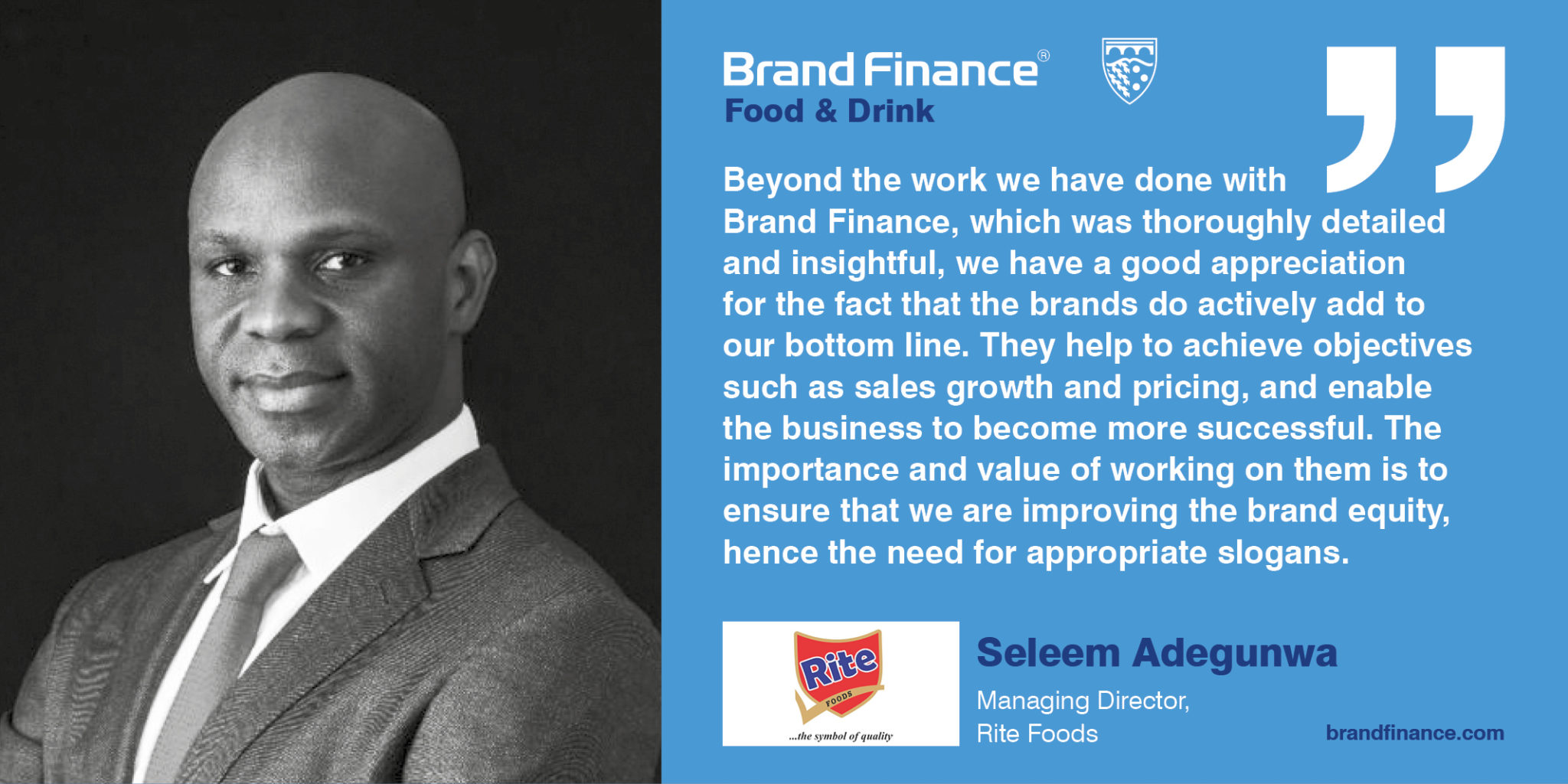 Rite Foods: Truly World Class, Proudly Nigerian | Brand Finance